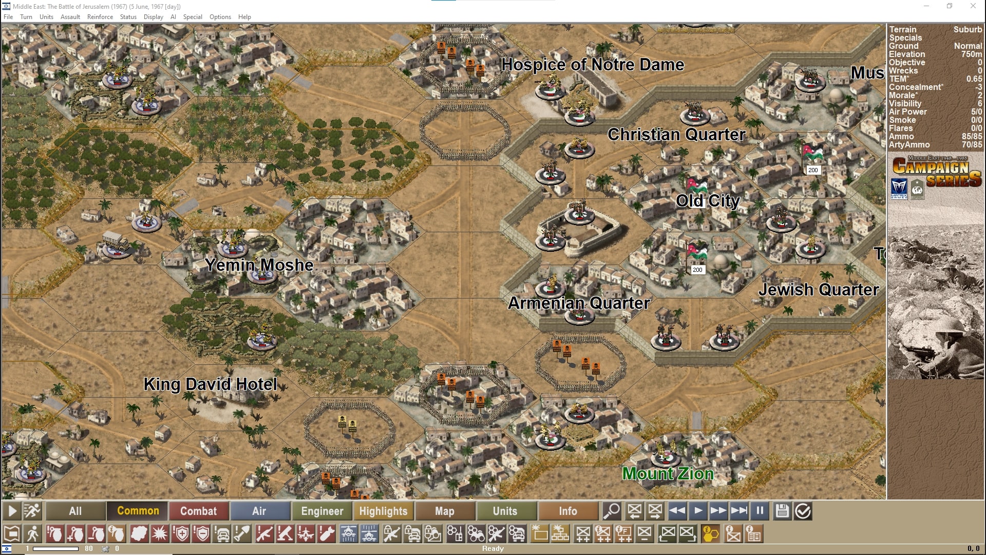 Campaign Series: Middle East 1948-1985 - Game - Matrix Games