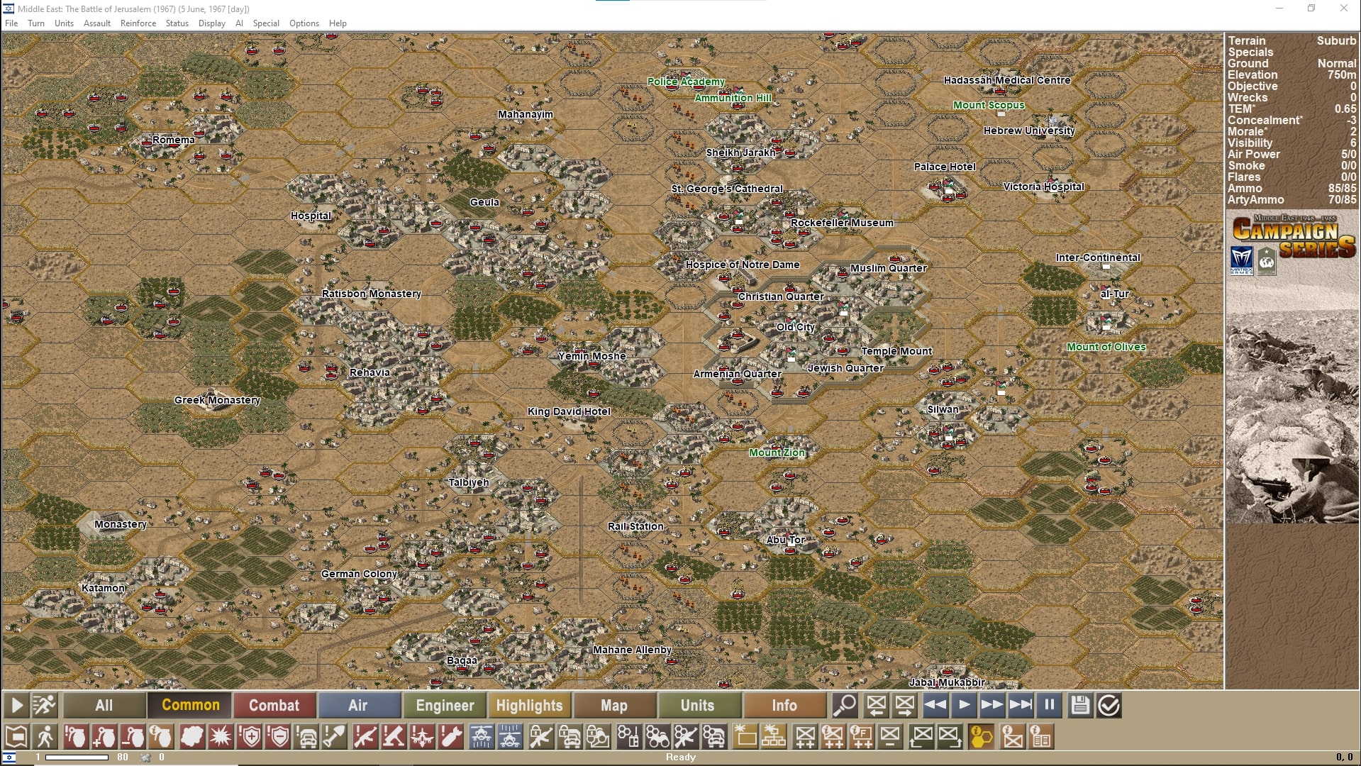 Campaign Series: Middle East 1948-1985 - Game - Matrix Games